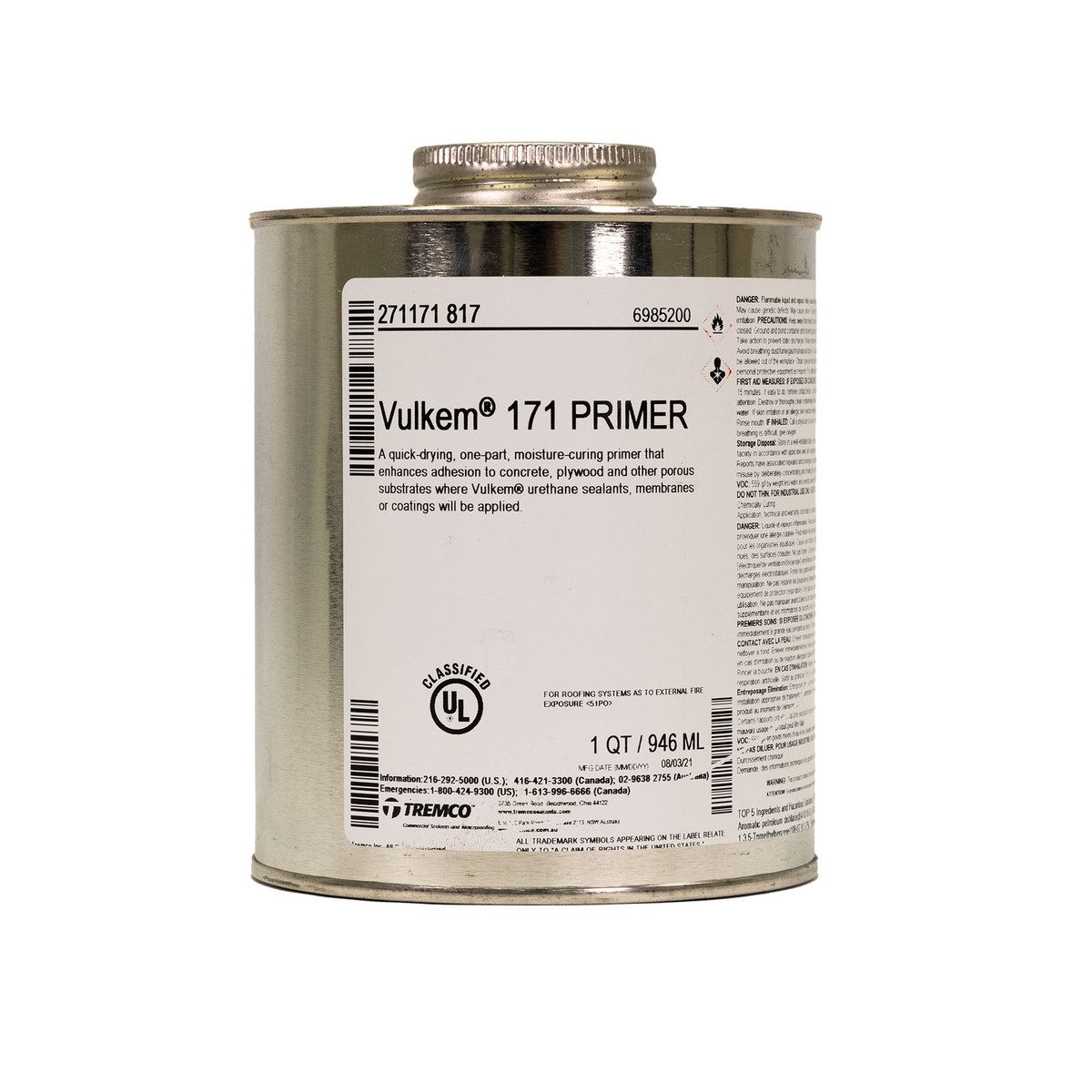 Vulkem® Primer #171 1 Quart | www.rlwurz.com